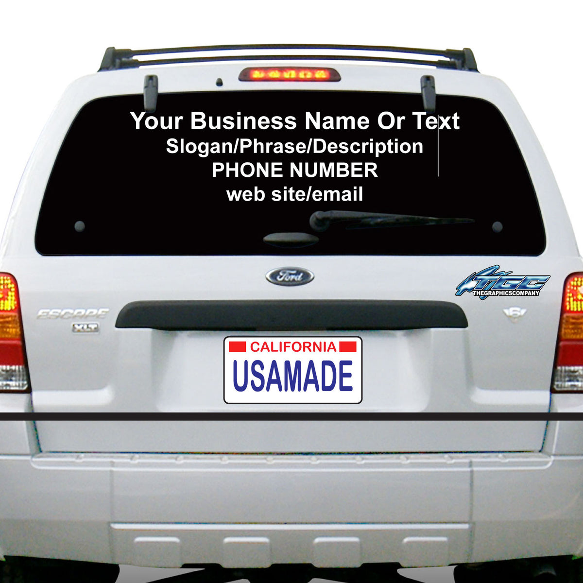 Rear Window Decals – The Graphics Company