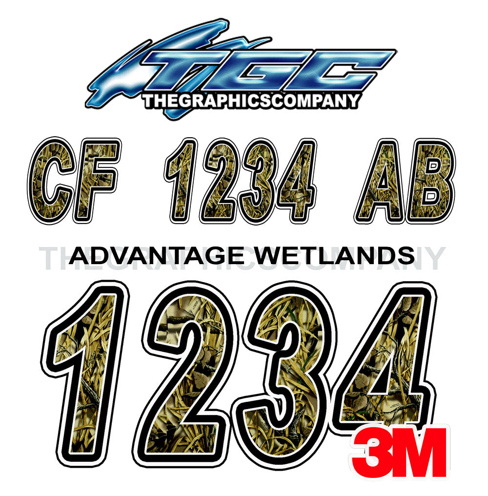 Advantage Wetlands Boat Registration Numbers – The Graphics Company