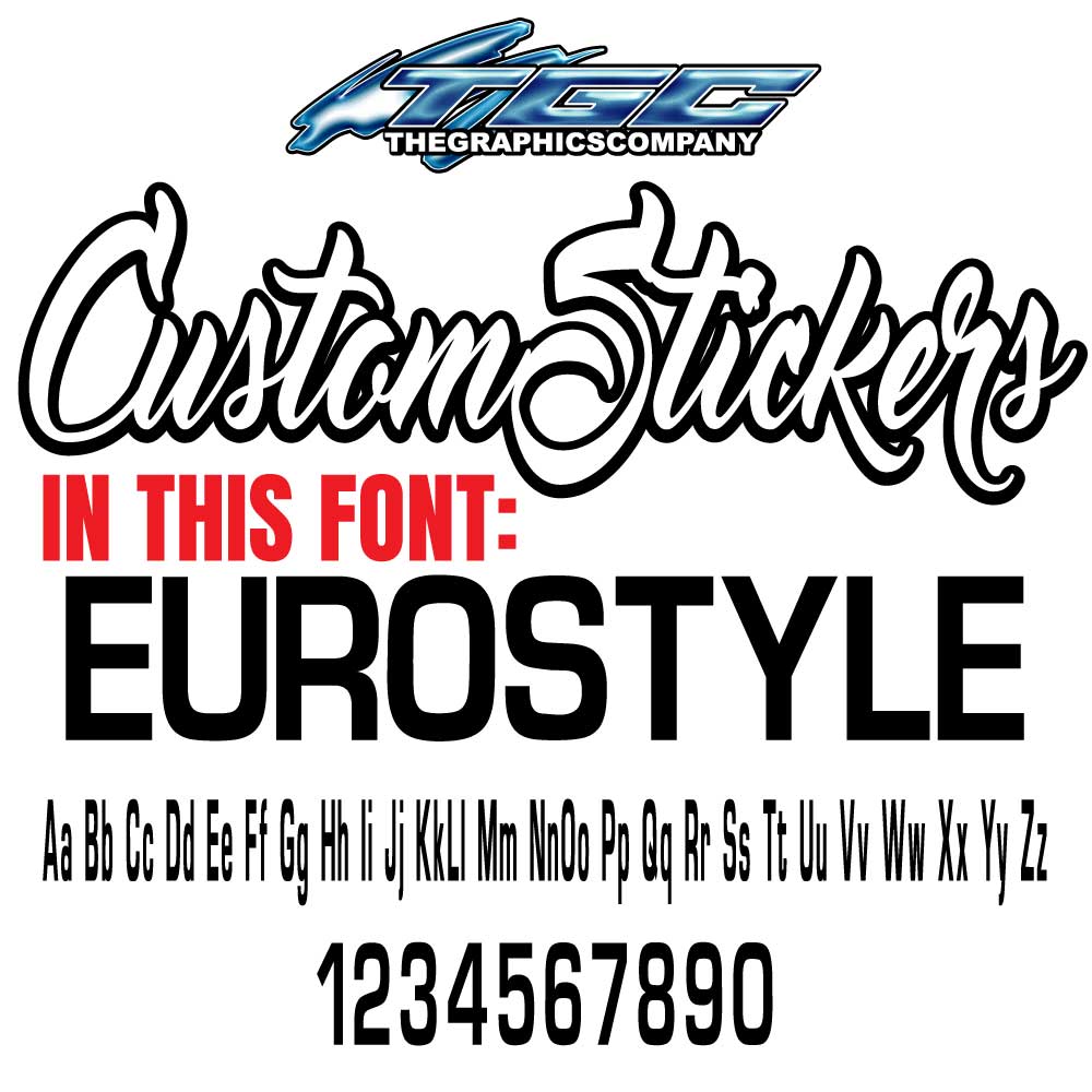 Custom Stickers Eurostyle – The Graphics Company