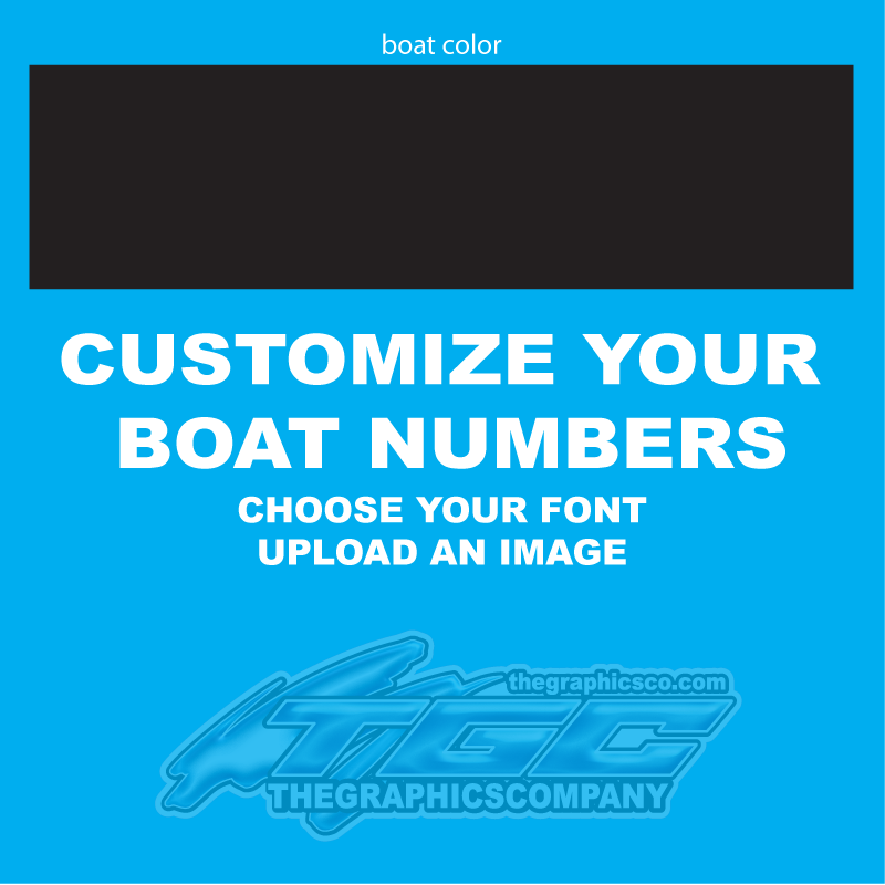 Design Your Own Boat Registration Numbers – The Graphics Company