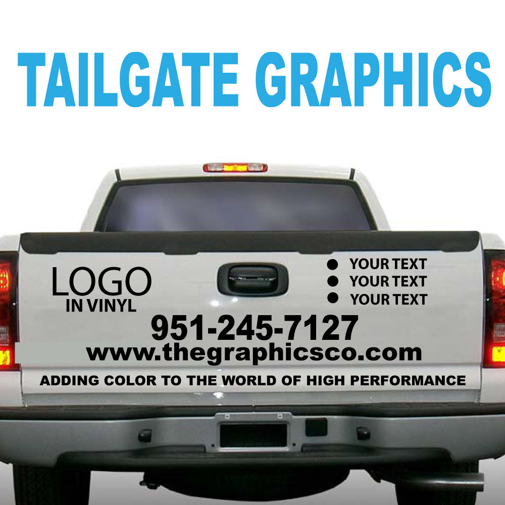 TAILGATE GRAPHICS VINYL DECALS DESIGN TWO – The Graphics Company