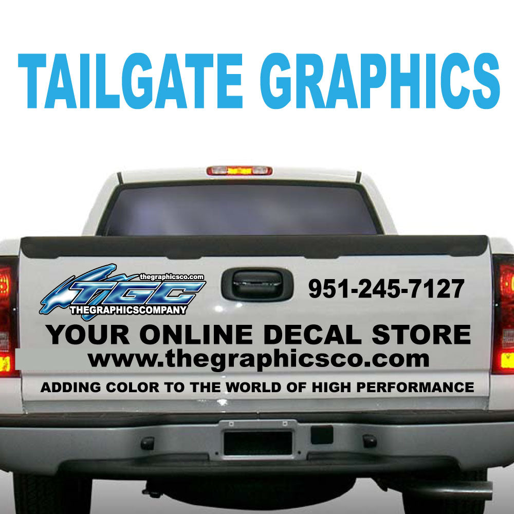 TAILGATE GRAPHICS VINYL DECALS DESIGN ONE – The Graphics Company
