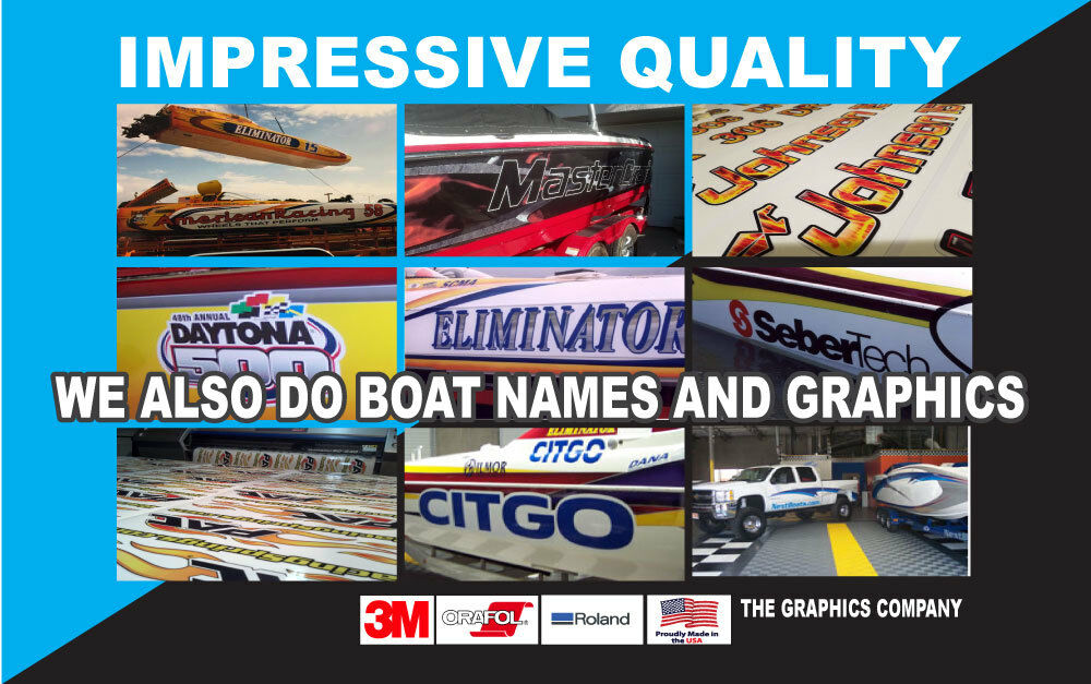 Orbital Silver Boat Registration Numbers – The Graphics Company
